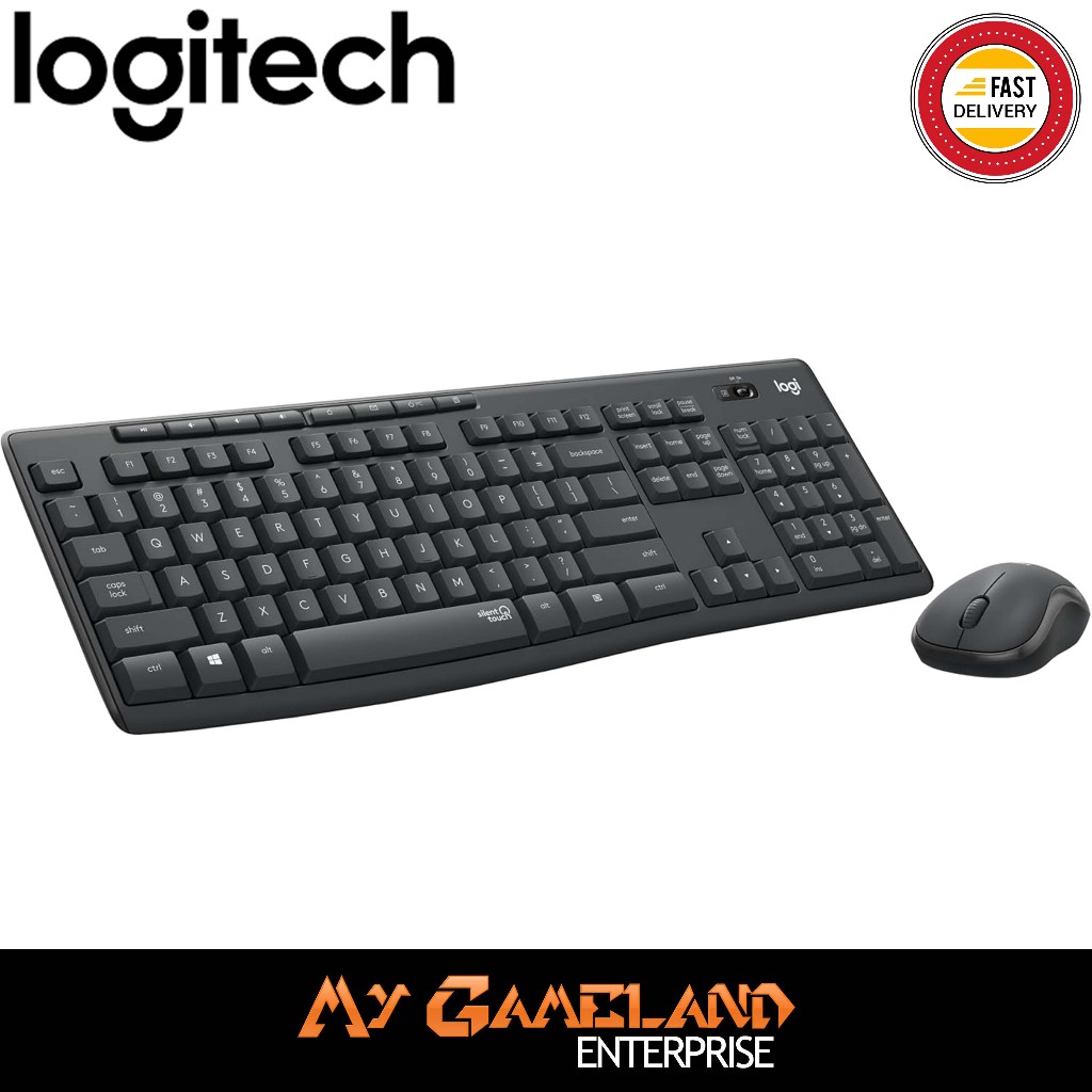 Logitech MK295 Wireless Mouse & Keyboard Combo with SilentTouch ...