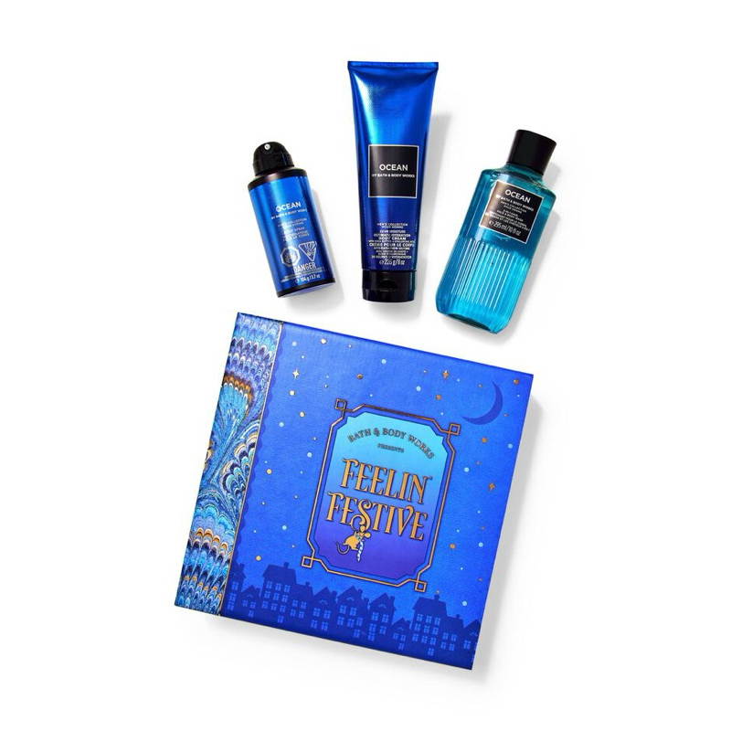 Ocean Mens Gift Set Box 3in1 by Bath & Body Works | Shopee Malaysia