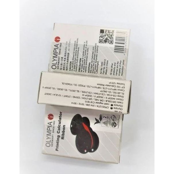 Casio RB-02 Calculator Ribbon – Black & Red Ink | Fits DR-120TM / DR ...