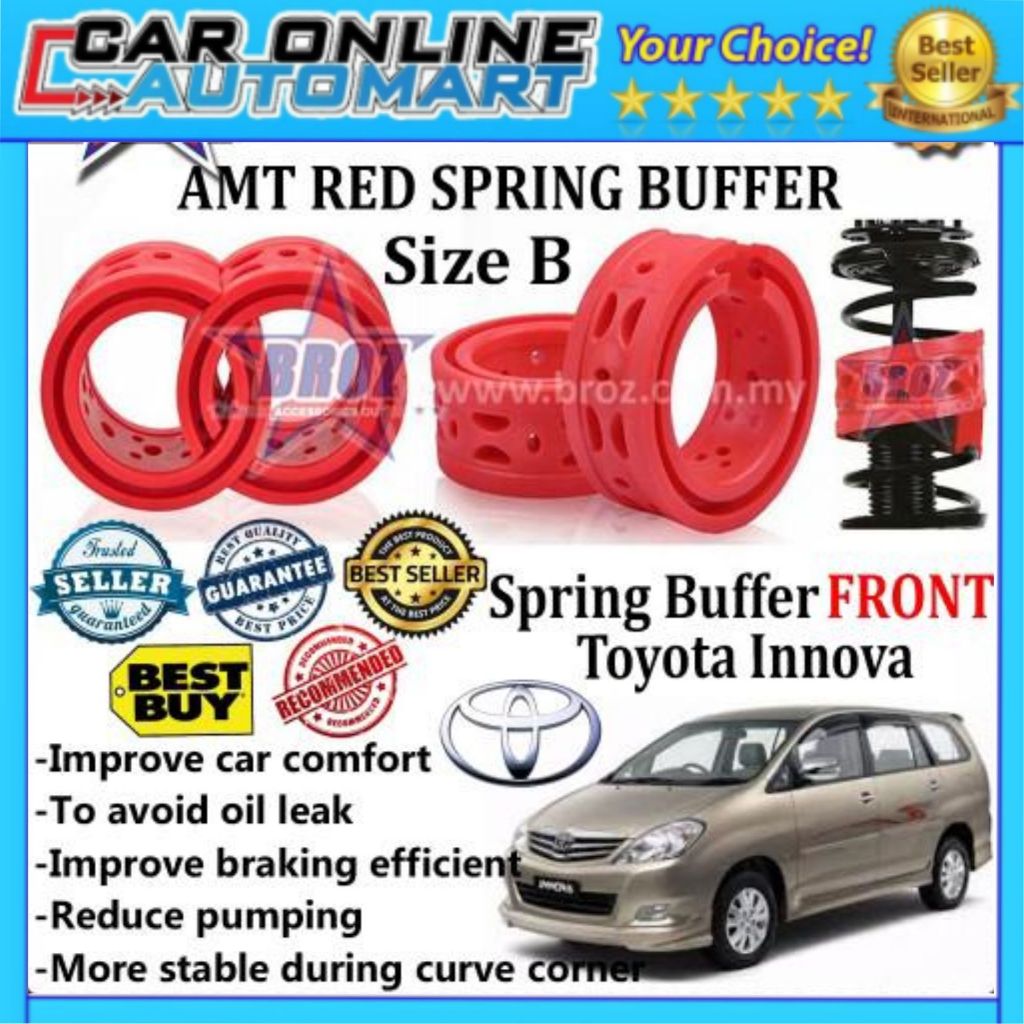 Toyota Innova OEM Front B-Type Car Shock Absorber Buffer - Red | Shopee ...