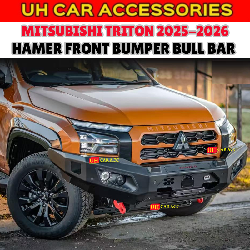 MITSUBISHI TRITON 2025 2026 HAMER FRONT BUMPER BULL BAR | Shopee Malaysia