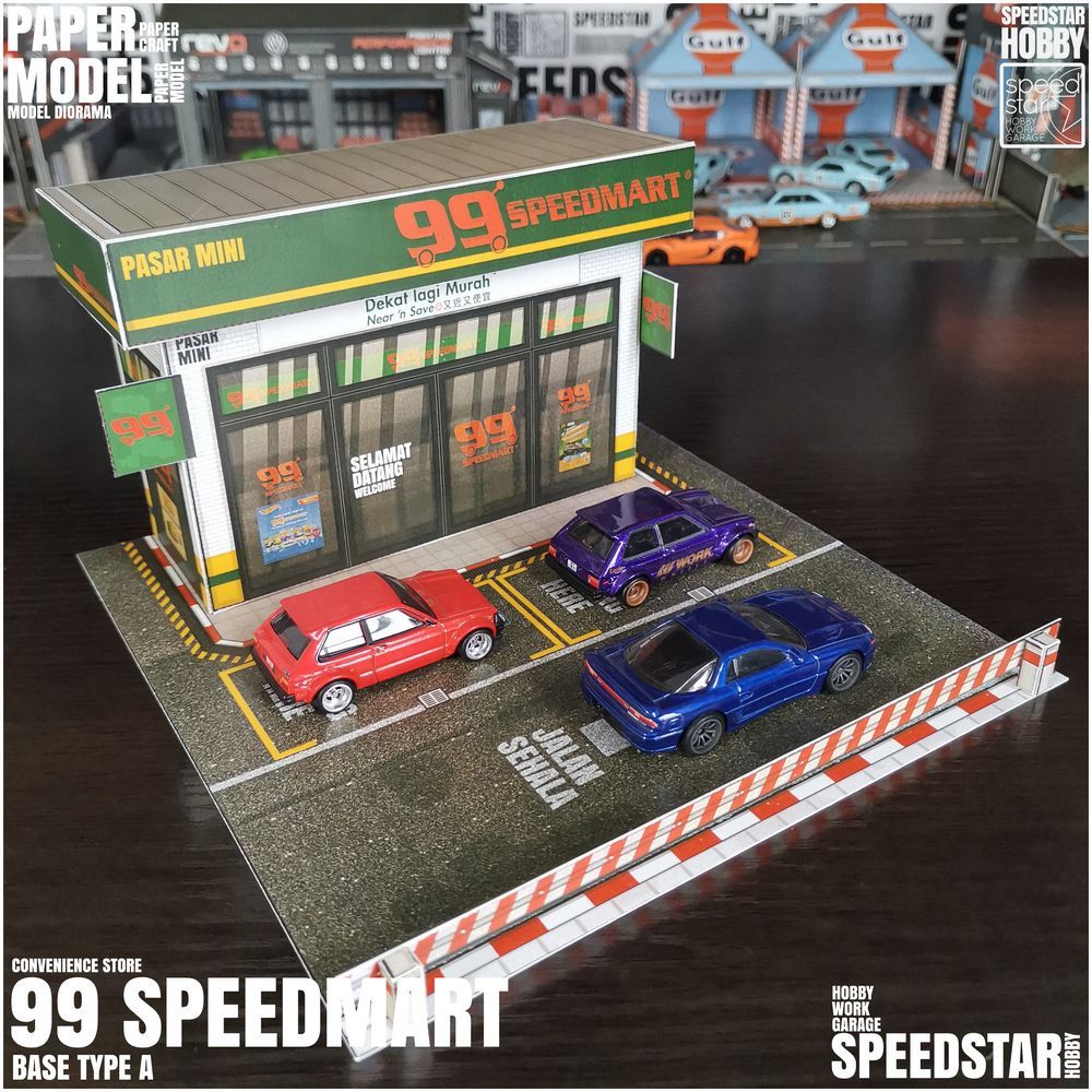 1:64 Diorama Design A1 - 99 Speedmart | Shopee Malaysia