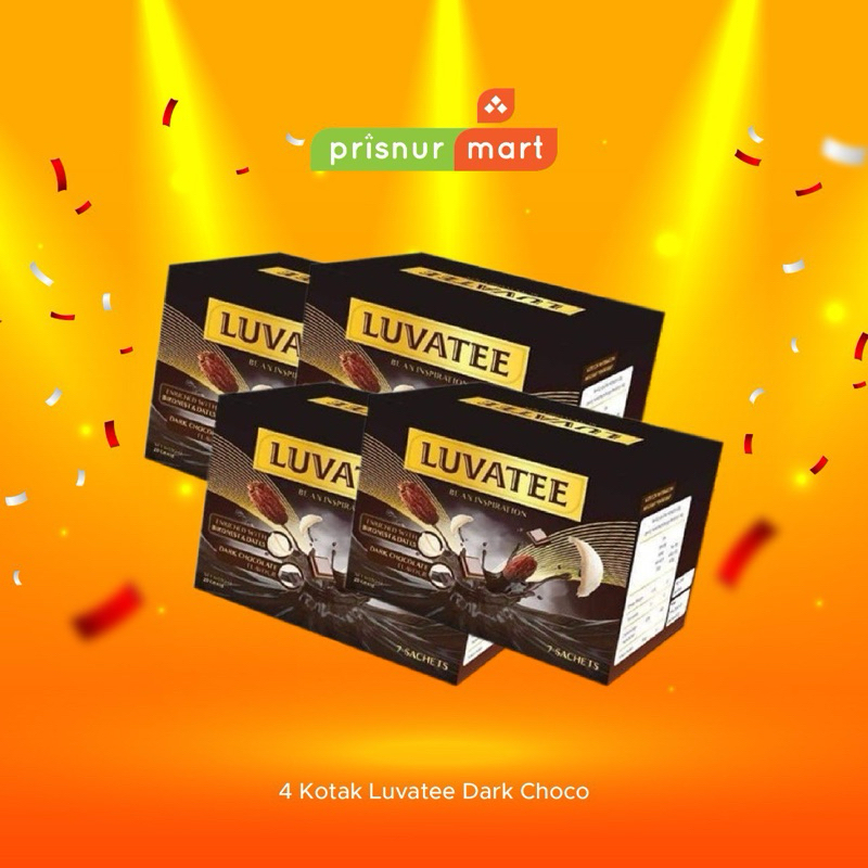 [COMBO 4 KOTAK] LUVATEE DARK CHOCOLATE | Shopee Malaysia