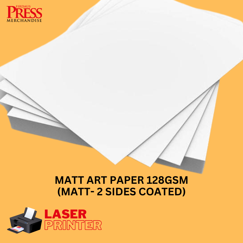 MATT Art Paper 128GSM A4 - A3 (100pcs) | Shopee Malaysia