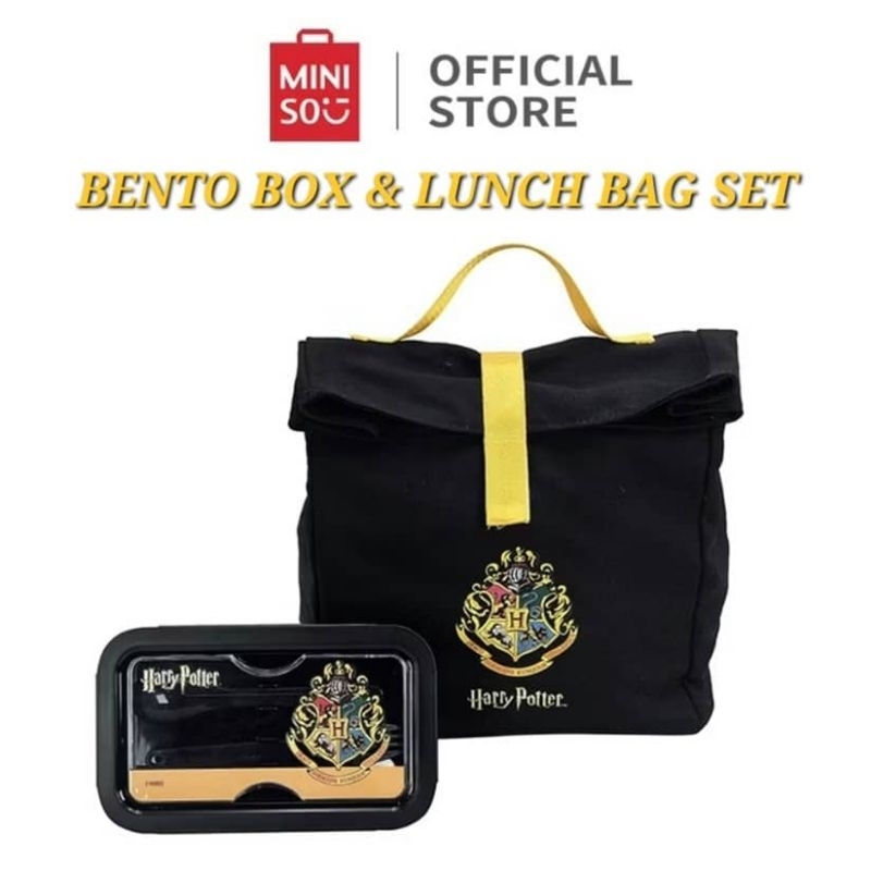 🇲🇾💯 𝘽𝙐𝙔 𝙉𝙊𝙒🔥 𝙈𝙄𝙉𝙄𝙎𝙊 𝙓 𝙃𝘼𝙍𝙍𝙔 𝙋𝙊𝙏𝙏𝙀𝙍 BENTO BOX WITH LUNCH BAG GIFT SET ...
