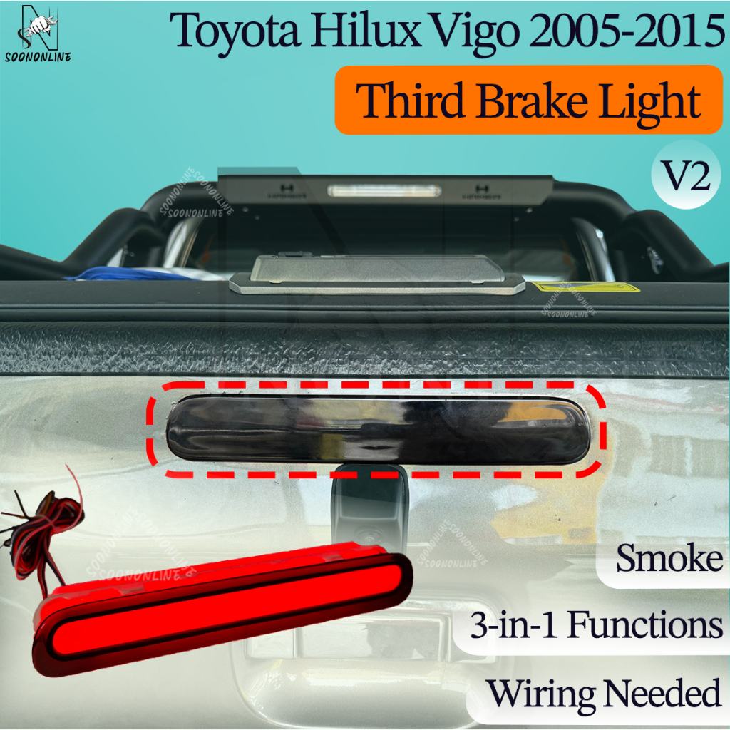 Toyota Hilux Vigo Third Brake Light Vigo 2005-2015 Kun25 Kun26 High ...