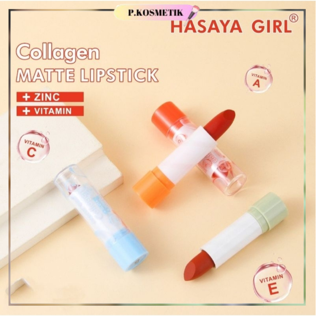 HASAYA GIRL COLLAGEN MATTE LIPSTICK (1pcs) | Shopee Malaysia