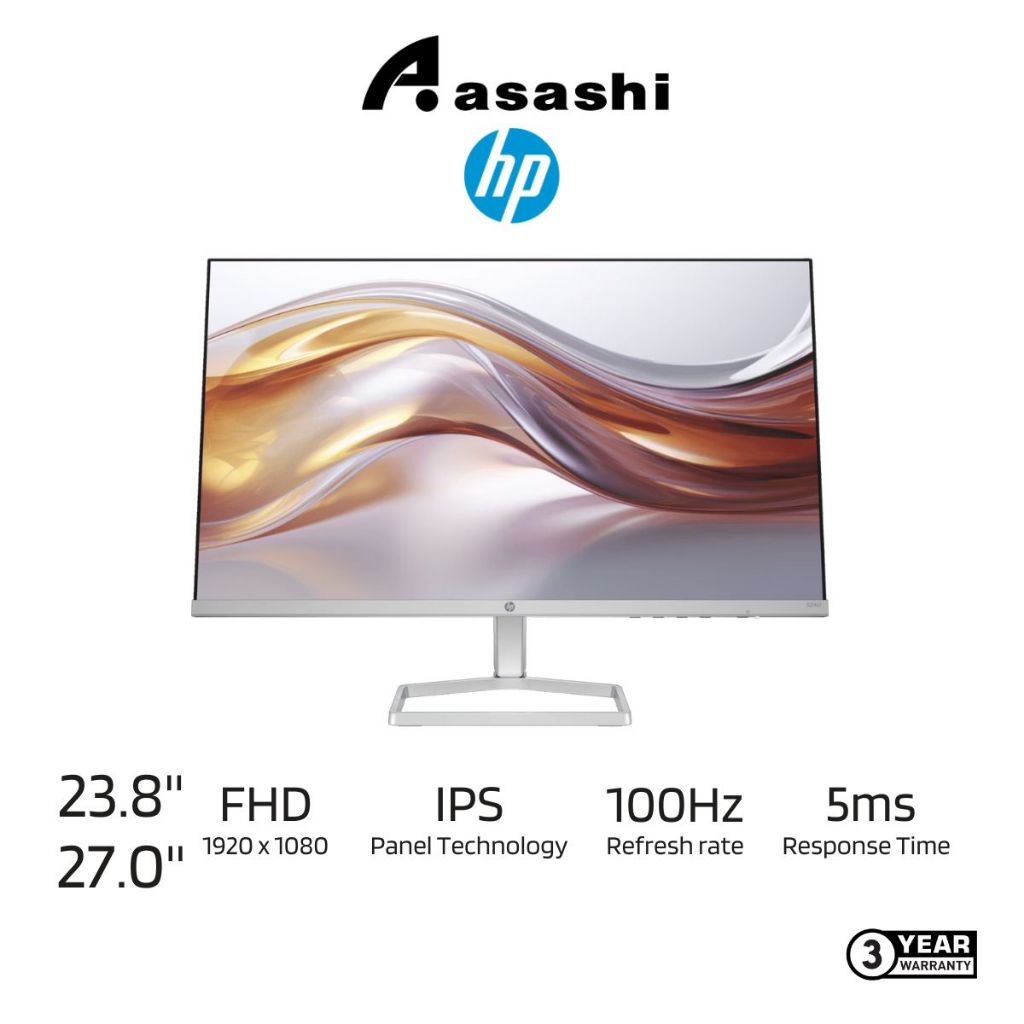 HP Series 5 524sf 527sf IPS 100Hz 5ms Monitor - (VGA/ HDMI) 94C18AA ...