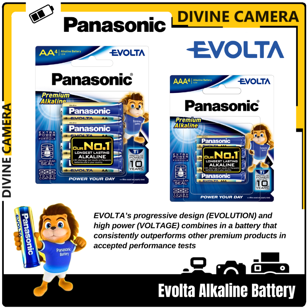 Panasonic Evolta 1.5v AA/AAA Alkaline Battery | Shopee Malaysia