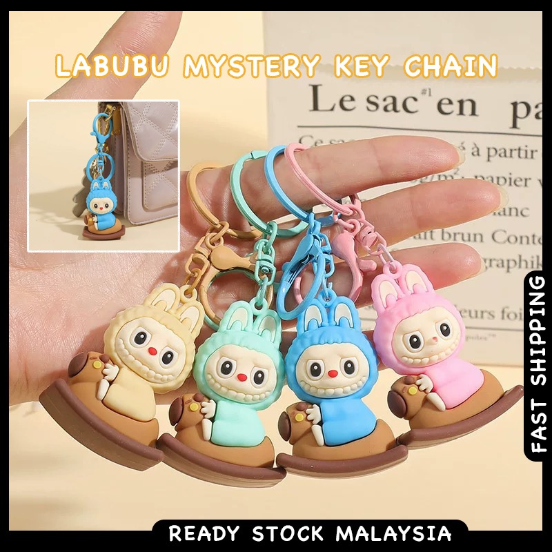 Labubu The Monsters Key Chain Toy Mystery Blind Bag Box Surprise Doll ...