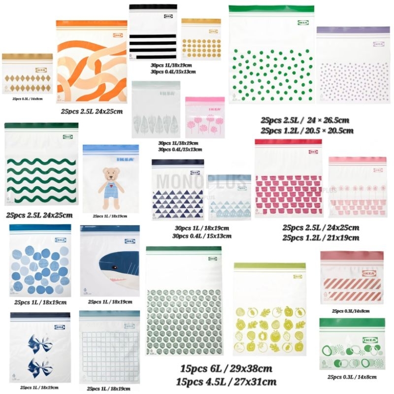 𝙇𝘼𝙏𝙀𝙎𝙏 𝘿𝙀𝙎𝙄𝙂𝙉 𝘿𝙊𝙐𝘽𝙇𝙀 𝙎𝙀𝘼𝙇 Ikea Istad Seal Bag Thick Reuseable Sealbag ...