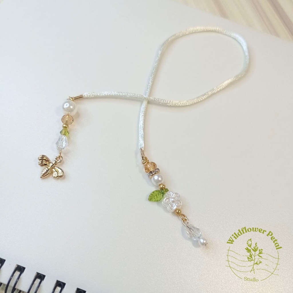 [Wildflower] Honeyheart Golden Strings Series Charm Bookmark Cute ...