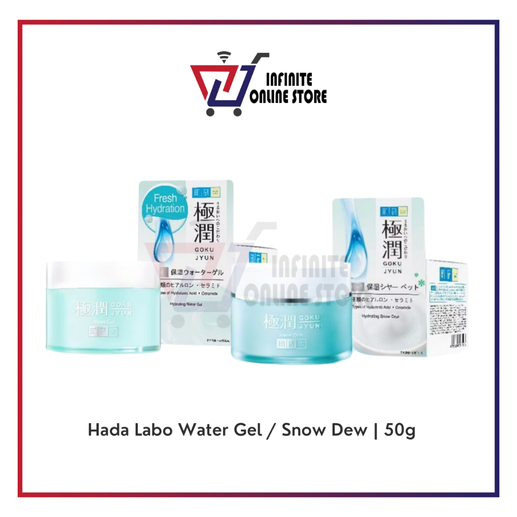 Hada Labo Hydrating Moisturizier (Water Gel 50g / Snow Dew Cream 50g ...