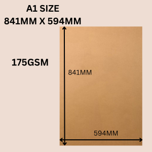 【READY STOCK | 100 SHEETS】A1 A2 175GSM 275GSM PREMIUM BROWN DIY KRAFT ...