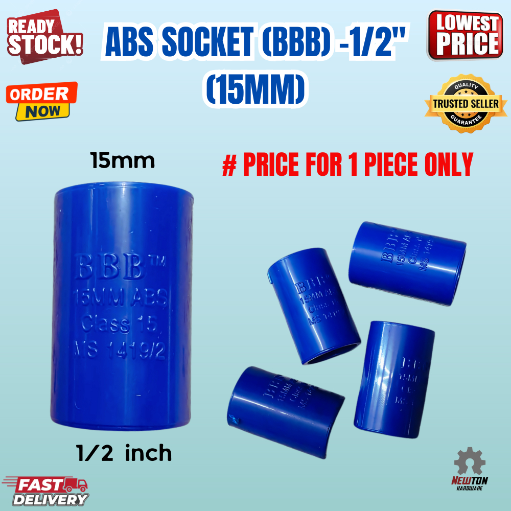 ABS SOCKET (BBB) -1/2'' (15MM) | Shopee Malaysia