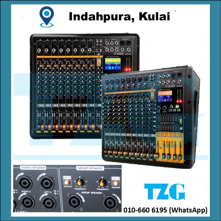 PROMOSI (KULAI) (SUB + 4 CH) OUTPUT 12 CHANNELS POWER MIXER 4 X 750W ...