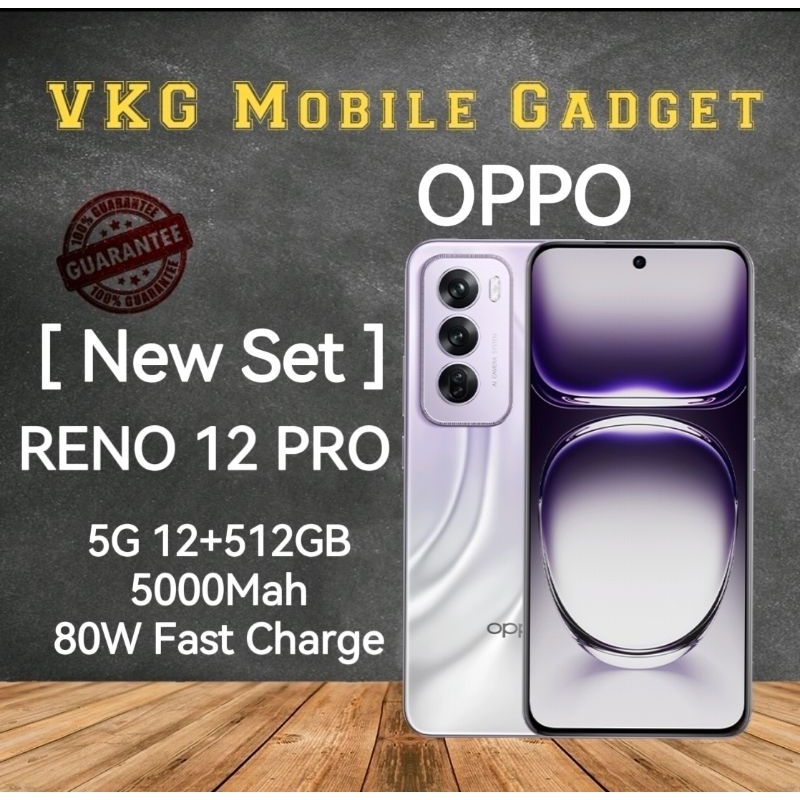 Original Phone Oppo Reno 12 Pro 5G 12RAM 512GB New Set Hot Model Offer ...
