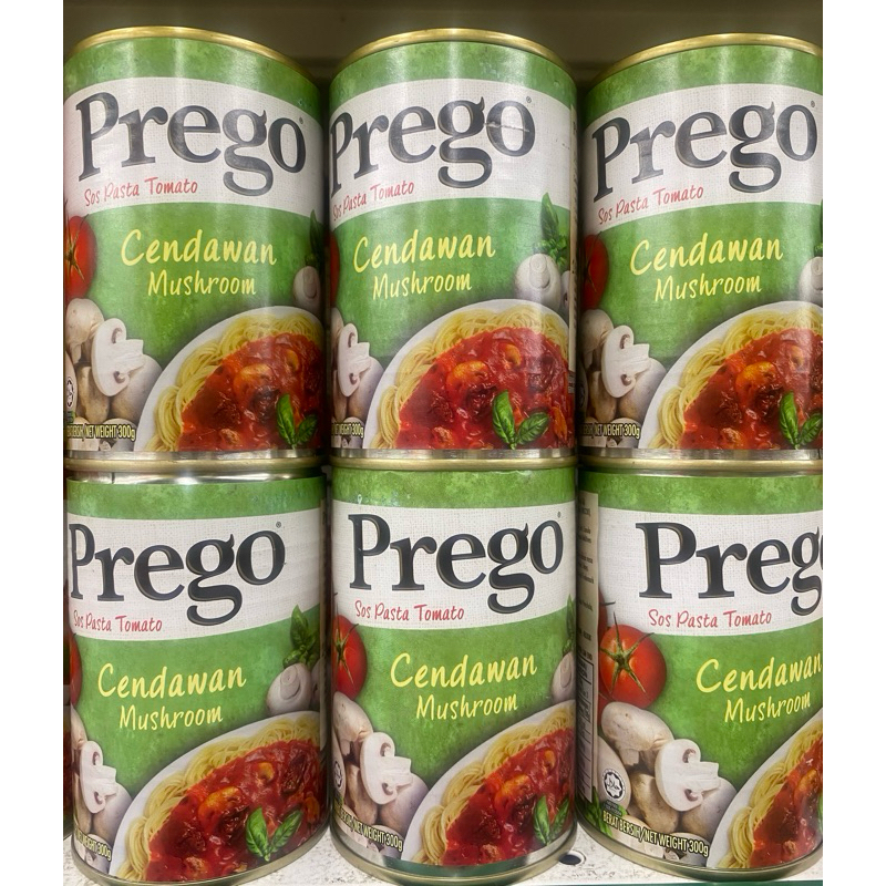 PREGO SOS PASTA TOMATO & CENDAWAN TIN PREGO TOMATO SAUCE WITH MUSHROOM ...