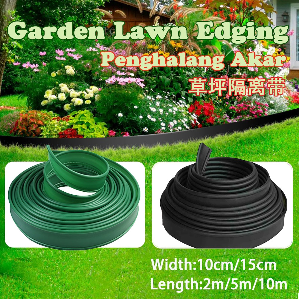 Hot 10cm/15cm Grass Edging Fence Belt Border Garden Lawn Greening Belt ...