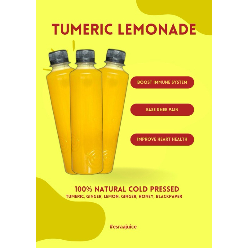 Tumeric Lemonade Juice/Jus Kunyit Homemade | Shopee Malaysia
