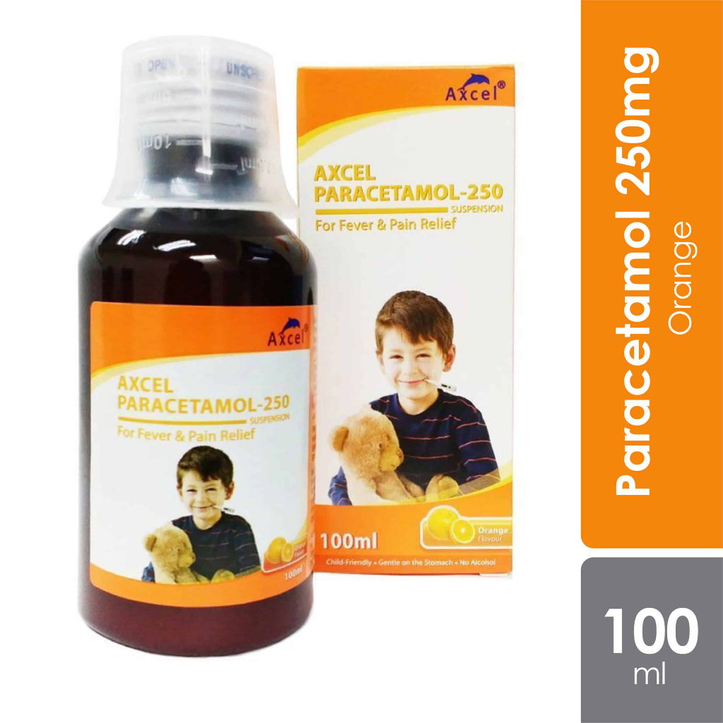Axcel Paracetamol 250mg/5ml Syrup (orange) 100ml | Shopee Malaysia