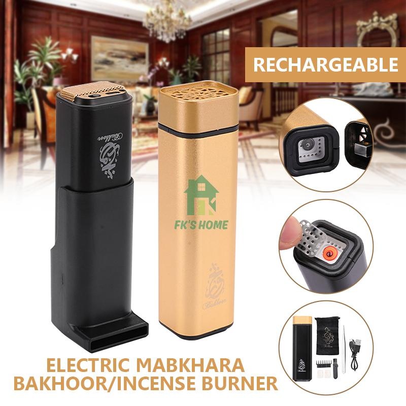 Portable Rechargeable USB Incense Burner Bukhoor Portable Electric ...