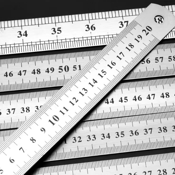 MKR 150CM 60'' Stainless Steel Double Sided Ruler Pembaris Besi / Metal ...