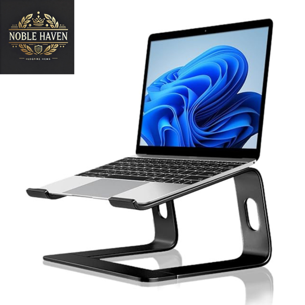 Noble Haven Ergonomic Ventilated Aluminum Laptop Stand Riser ...