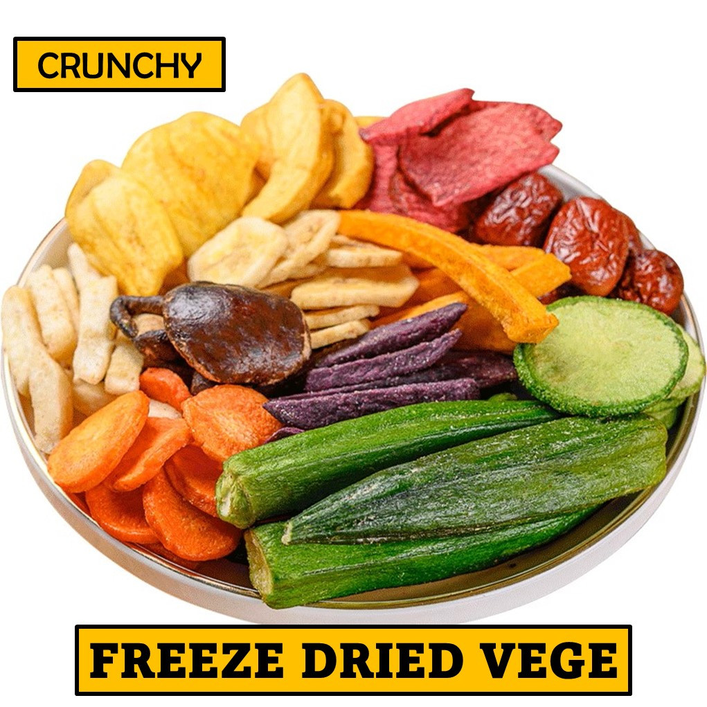 【CRUNCHY】Crispy Mixed Vegetable Kerepek Sayur Kering READY TO EAT 蔬菜脆干 ...