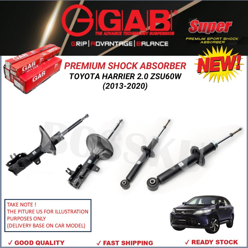 GAB SUPER FRONT ABSORBER/REAR ABSORBER -ORIGINAL- TOYOTA HARRIER 2.0 ...