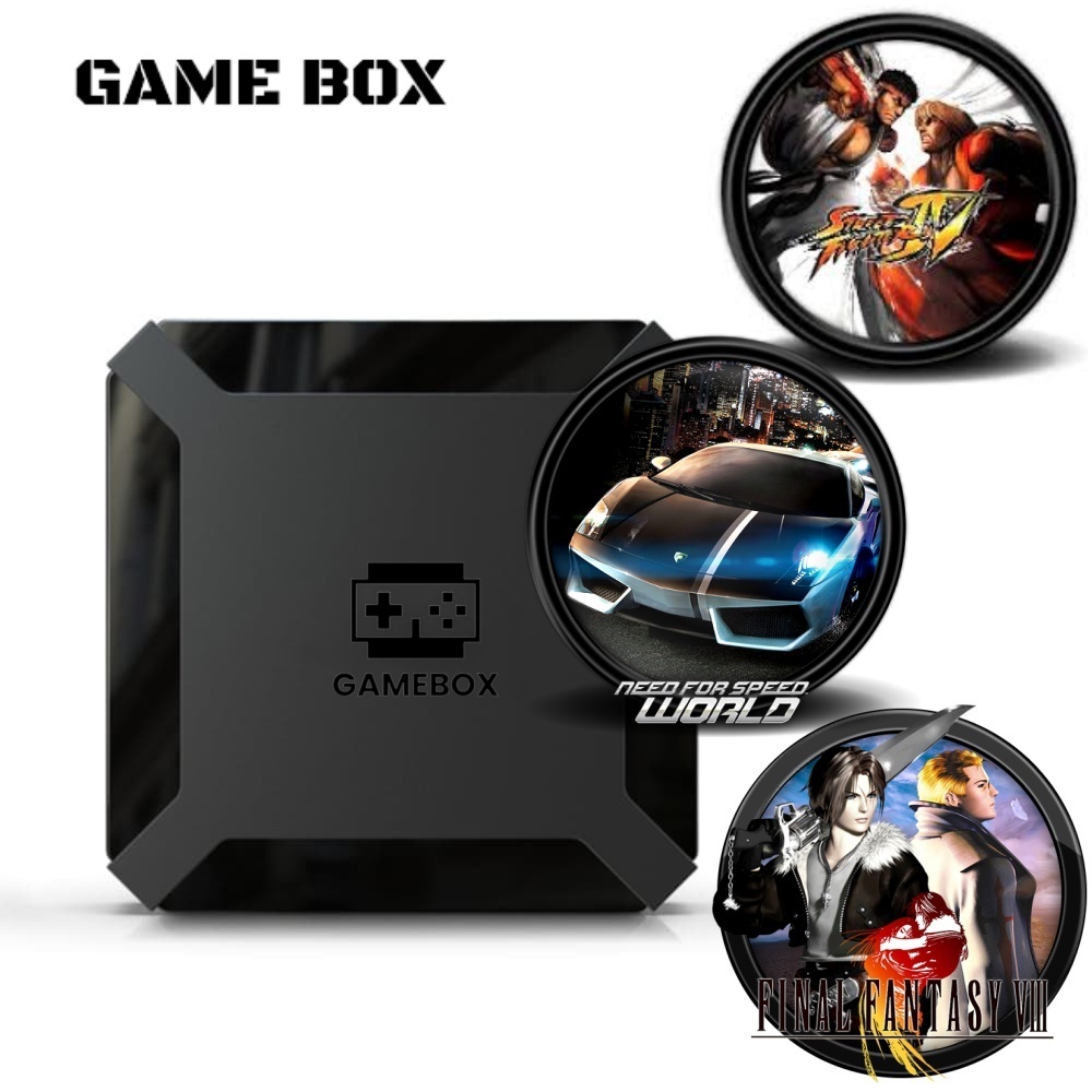 New Android + GAME BOX 2in1 4K Game Console + Retro Classic Game Dual ...