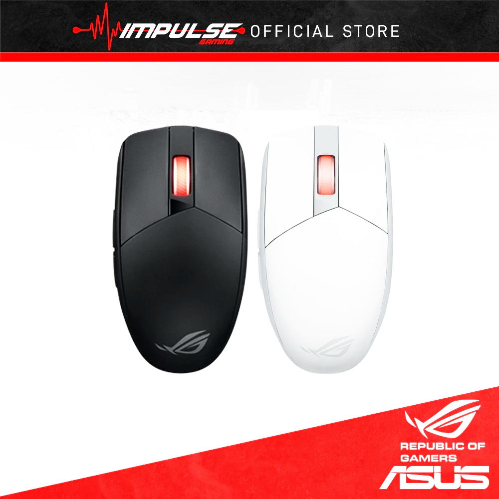 ASUS ROG P520 Strix Impact III Gaming Mouse, Semi-Ambidextrous ...