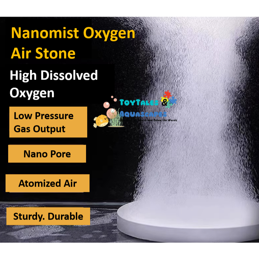 Aquarium Oxygen Diffuser Nano Bubble Nanomist Nano Air Stone | Shopee ...