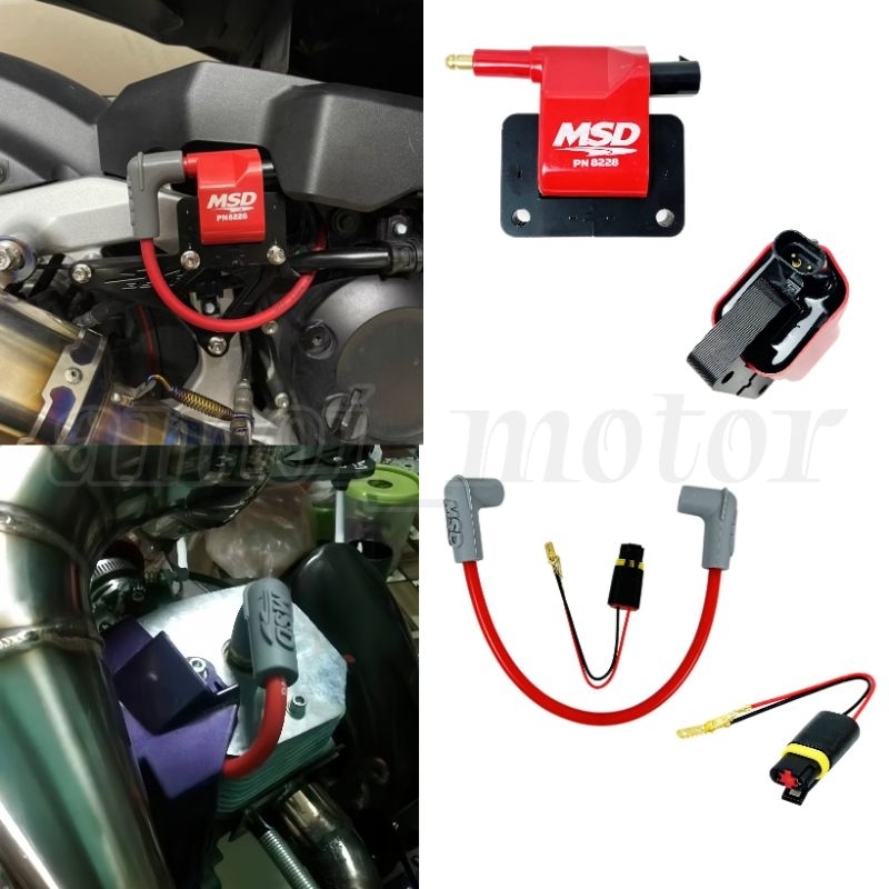 MSD PLUG COIL UNIVERSAL MSD BLASTER RACING COIL IGNITION FOR ALL FUEL ...