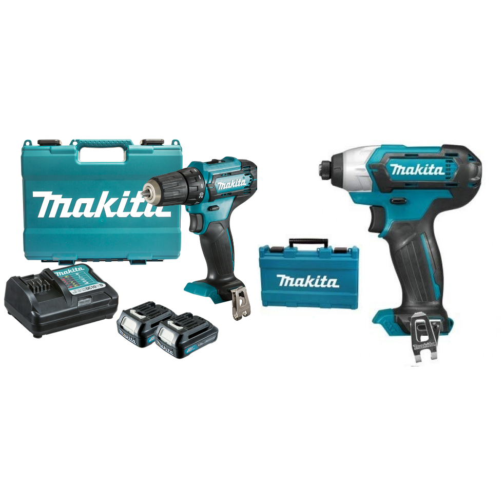 Makita CLX224 Combo Cordless Driver Drill TD110D & DF333D | Shopee Malaysia