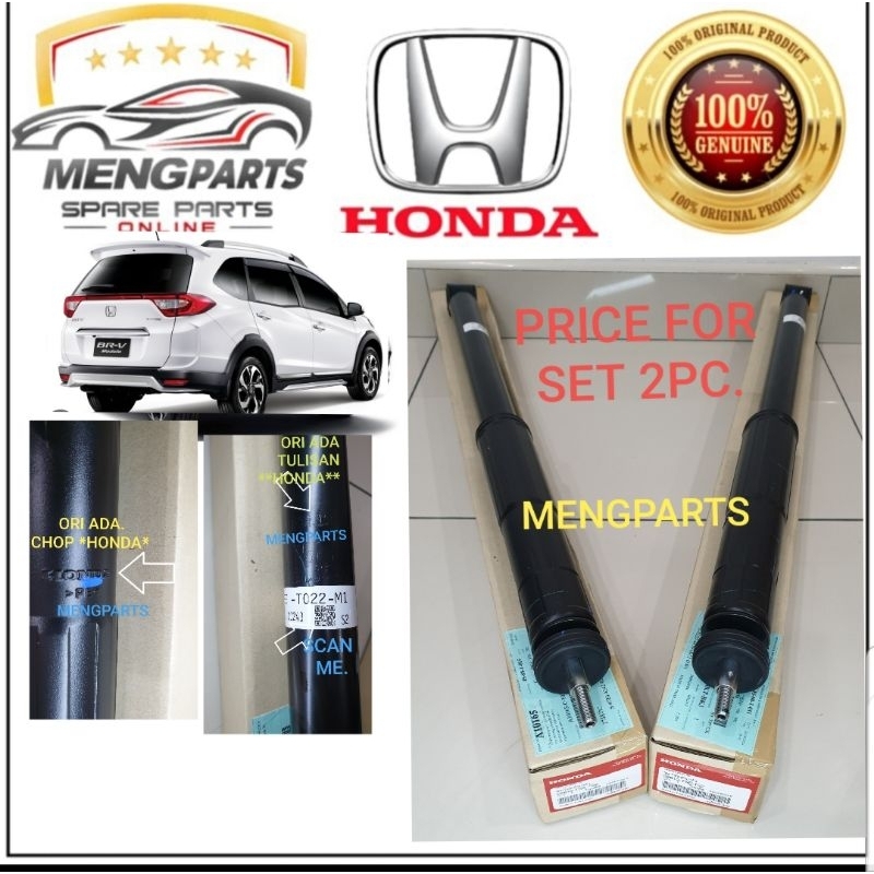 ORIGINAL HONDA BRV TSA REAR ABSORBER *PRICE FOR SET* 52610-TSE-T02 ...