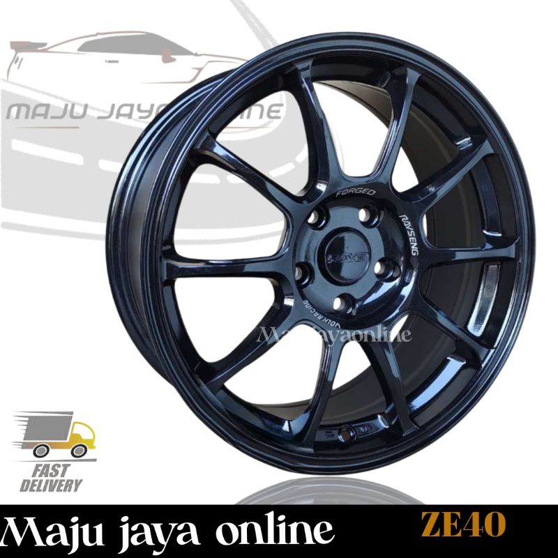 New Sport Rim Rays ZE40 17X7.5 5H113 ET35 MT Black / Mt Bronze / Glossy ...
