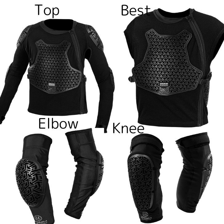 KOMINE Motorcycle Protector Air Through Top Armor Enigma CE2 Standard ...