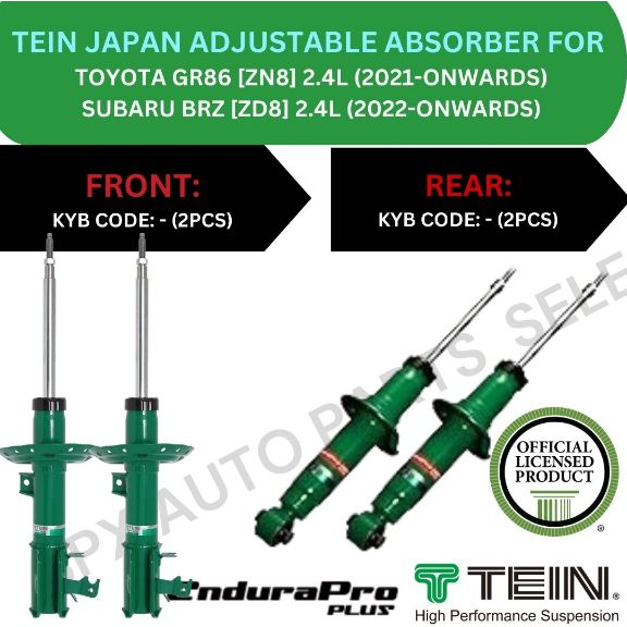 TEIN GENUINE (PRO PLUS) ADJUSTABLE ABSORBER (FRONT, REAR) FOR TOYOTA ...