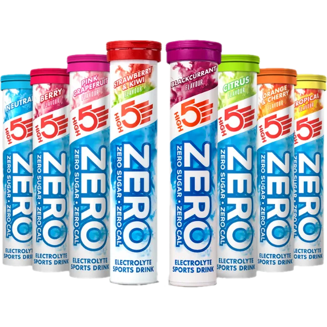 HIGH5 Zero Electrolyte Hydration Tablets 20 Tabs | With and Without ...