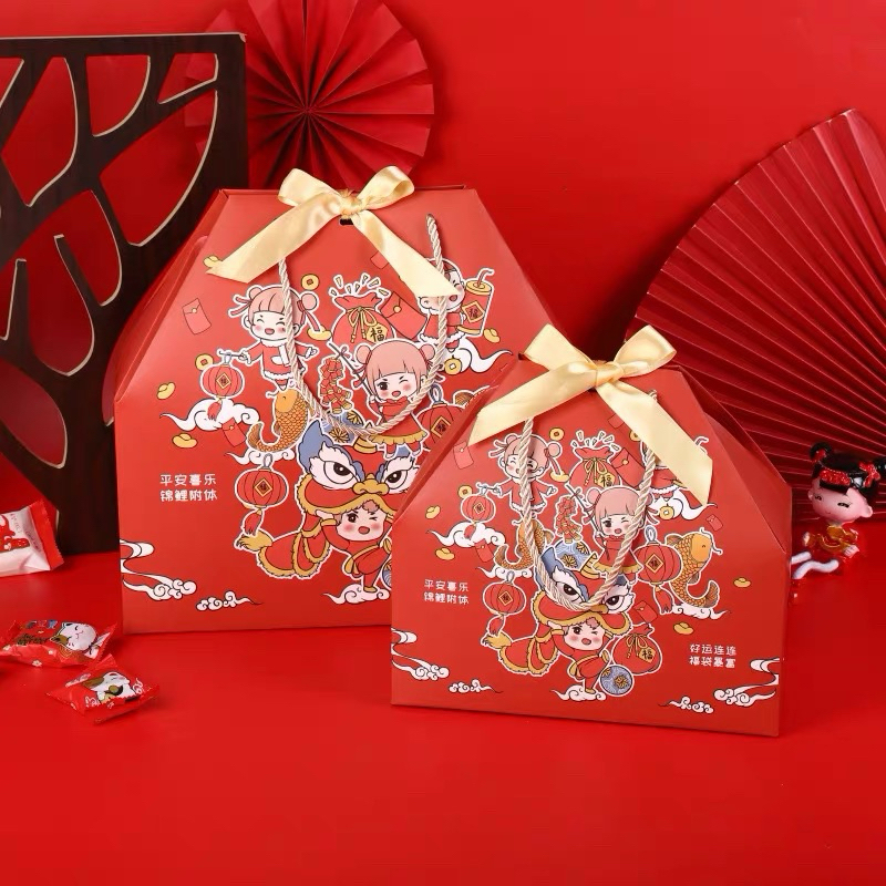 CNY Gift Box CNY packaging box chinese new year gift box cookies box ...