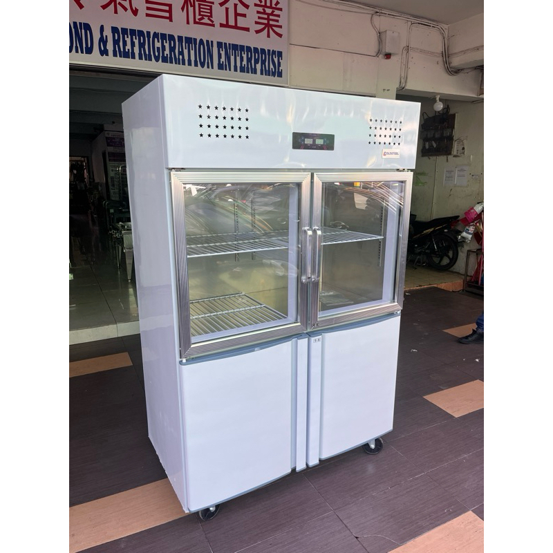 COMMERCIAL 4 DOOR REFRIGERATOR UPRIGHT CHILLER MIX FREEZER 商用四门冰箱 ...