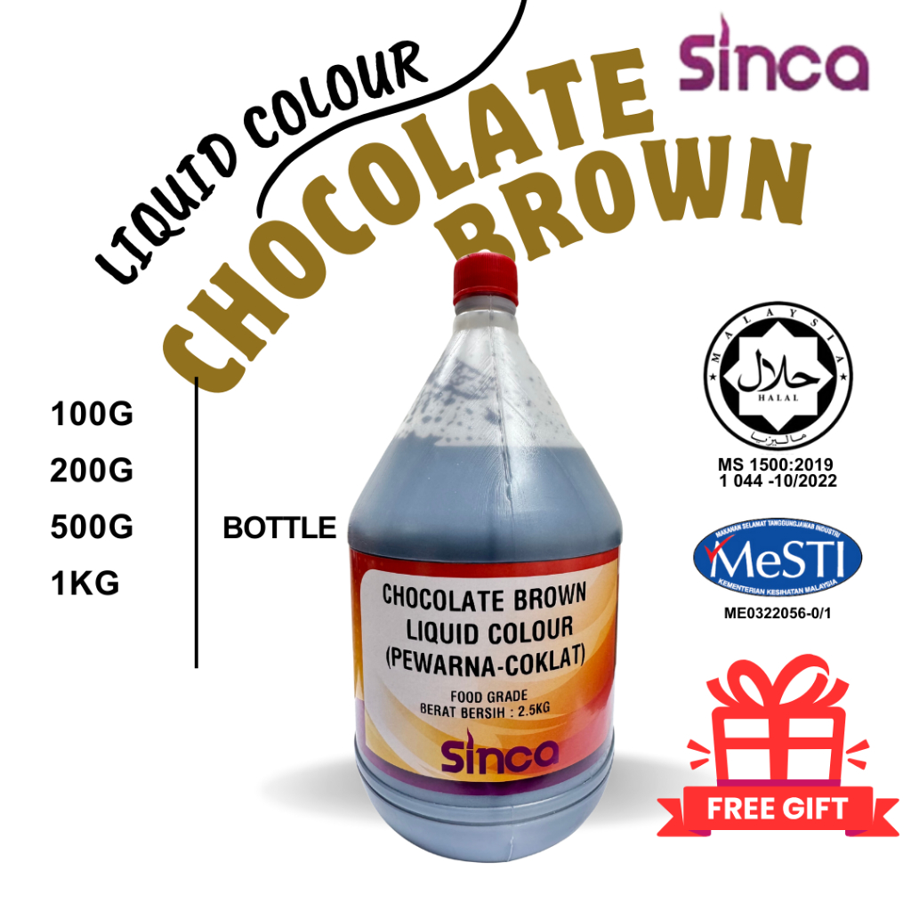 Chocolate Brown Liquid Colour 100g / 200g / 500g / 1kg - Food Grade ...
