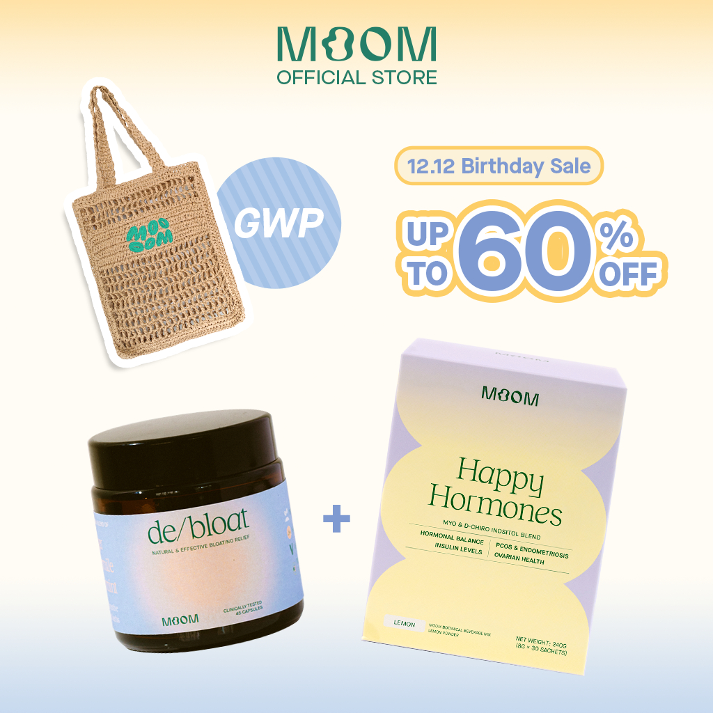 [GWP Raffia Tote] Moom Health™ Happy Hormones & de/bloat | Shopee Malaysia
