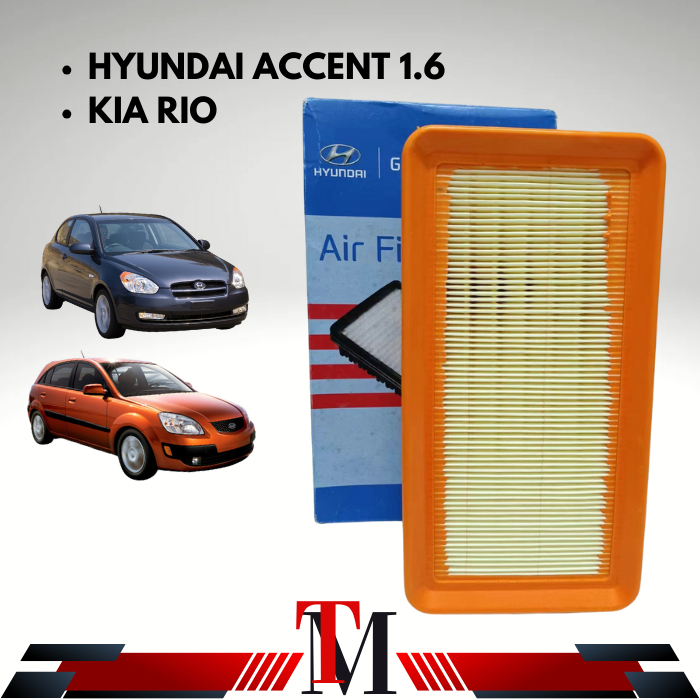 ENGINE AIR FILTER HYUNDAI ACCENT MC, KIA RIO JB 28113-1G000 AIR CLEANER ...