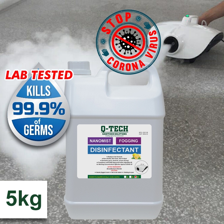 Q-TECH Nanomist & Fogging Disinfectant / Smoke/Fogging Sanitizer ...
