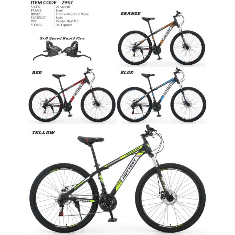 BICYCLE MTB 29" / BASIKAL MTB / XECCON SPORT BIKE 7SPEED ALLOY FRAME ...