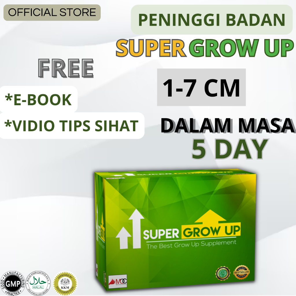 Susu Ubat Tinggi Badan SUPER HYPER GROW UP Peninggi Badan Original ...
