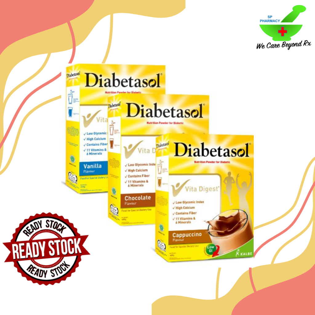 DIABETASOL MILK 10'S X 60G (600G) (EXP MARCH 2026) | Shopee Malaysia