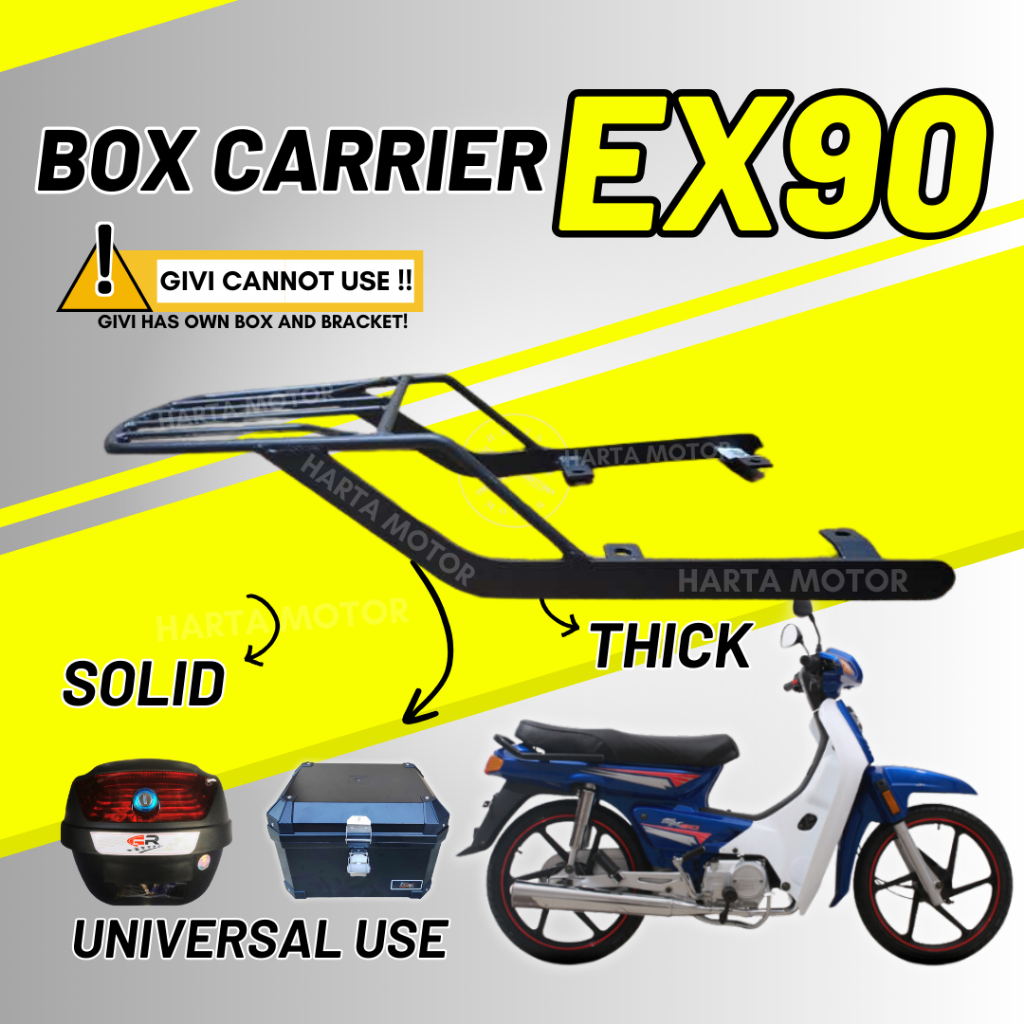 DAYANG EX90 NEW OLD LAMA BARU V1 BOX CARRIER BRACKET PVC KOTAK BESI ...